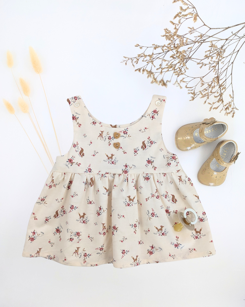 patron couture gratuit robe poppy bébé – Lydie.E